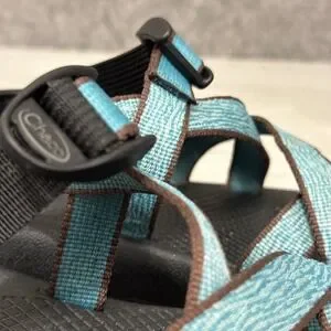 Chaco | Shoes | Chaco Z2 Classic Sandals Womens 7 Aqua Blue Zebra ...